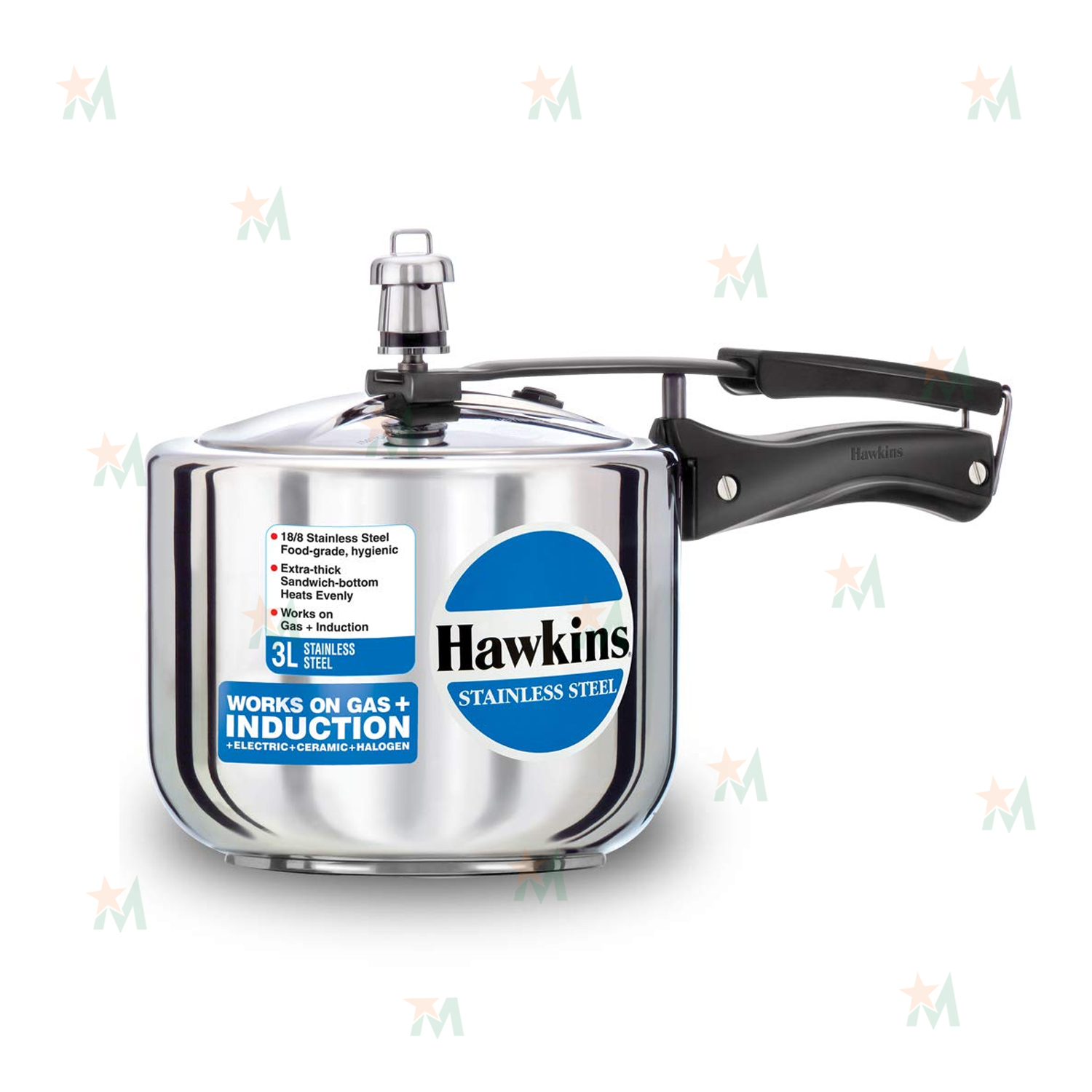 Pressure Cooker Stainless Steel 3 Liter - Star Mart Macao