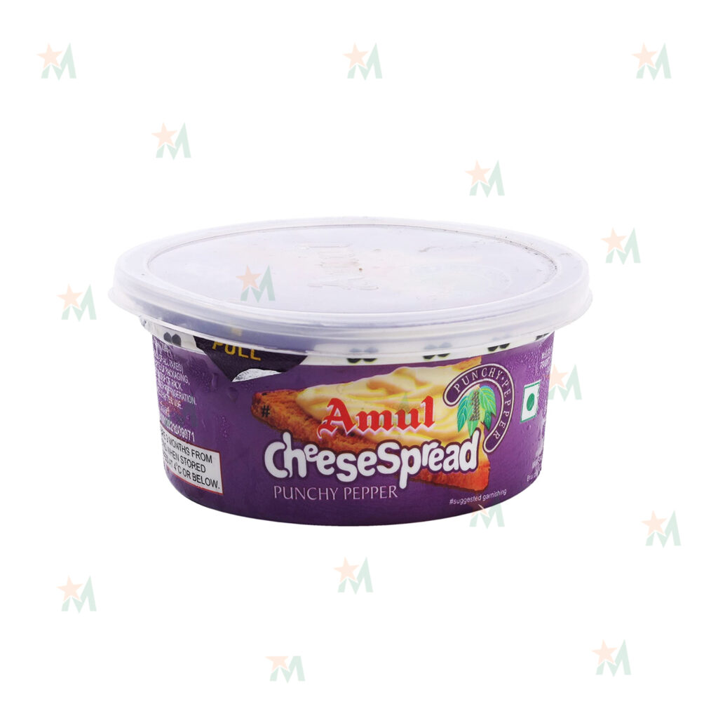 Amul Cheese Spread Punchy Pepper 200 GM - Star Mart